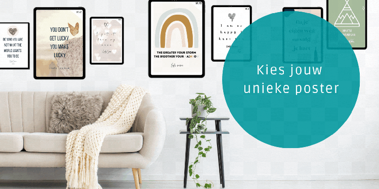 Unieke Poster – Geef jouw woorden betekenis
